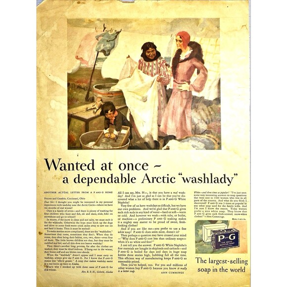 P & G Soap | Art | P G White Naphtha Soap Wanteda Dependable Artic ...